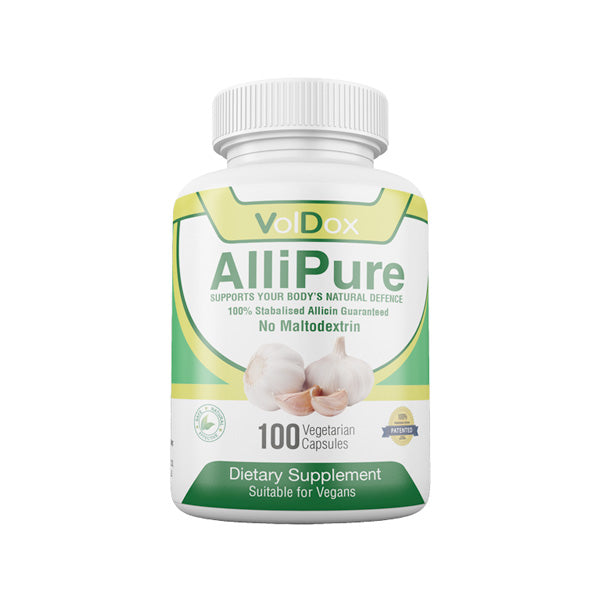 AlliPure - Allicin Garlic Antibiotic Capsules by Voldox – Green Body UK